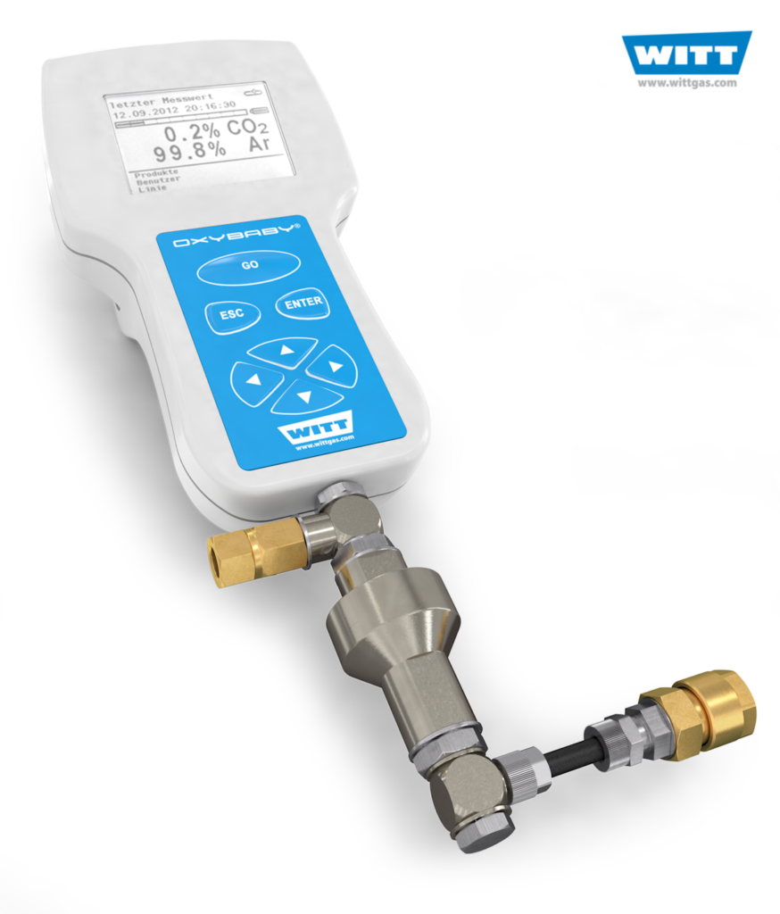 OXYBABY P – per linee in pressione | OXYBABY - l’analizzatore di gas per O2/CO2